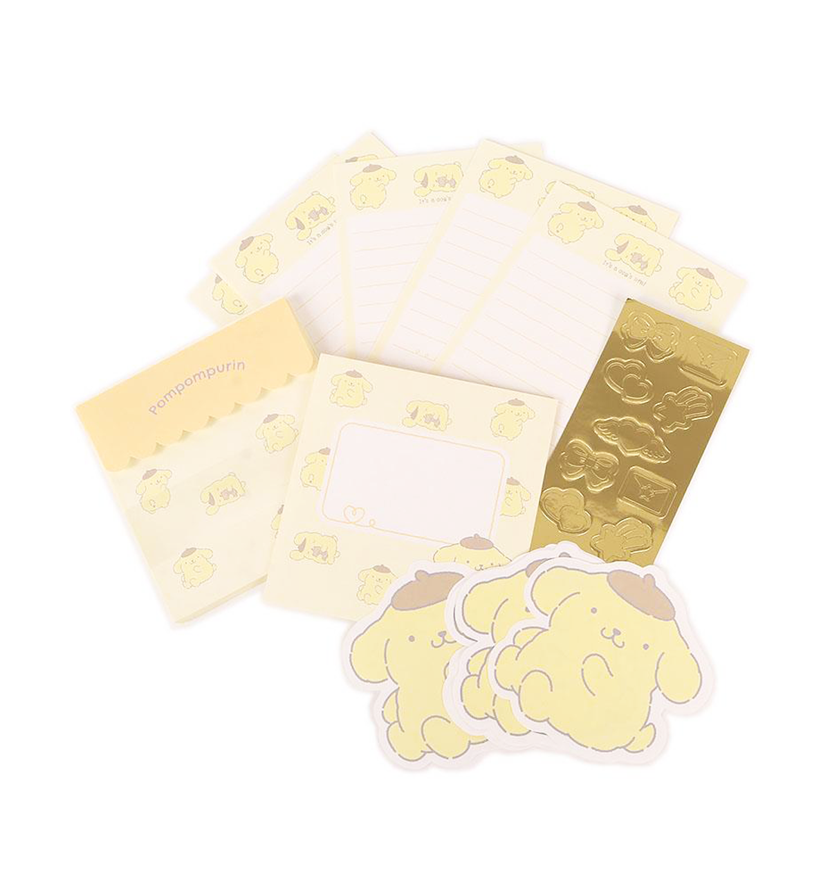 Sanrio Mini Letter Set [Pompompurin]