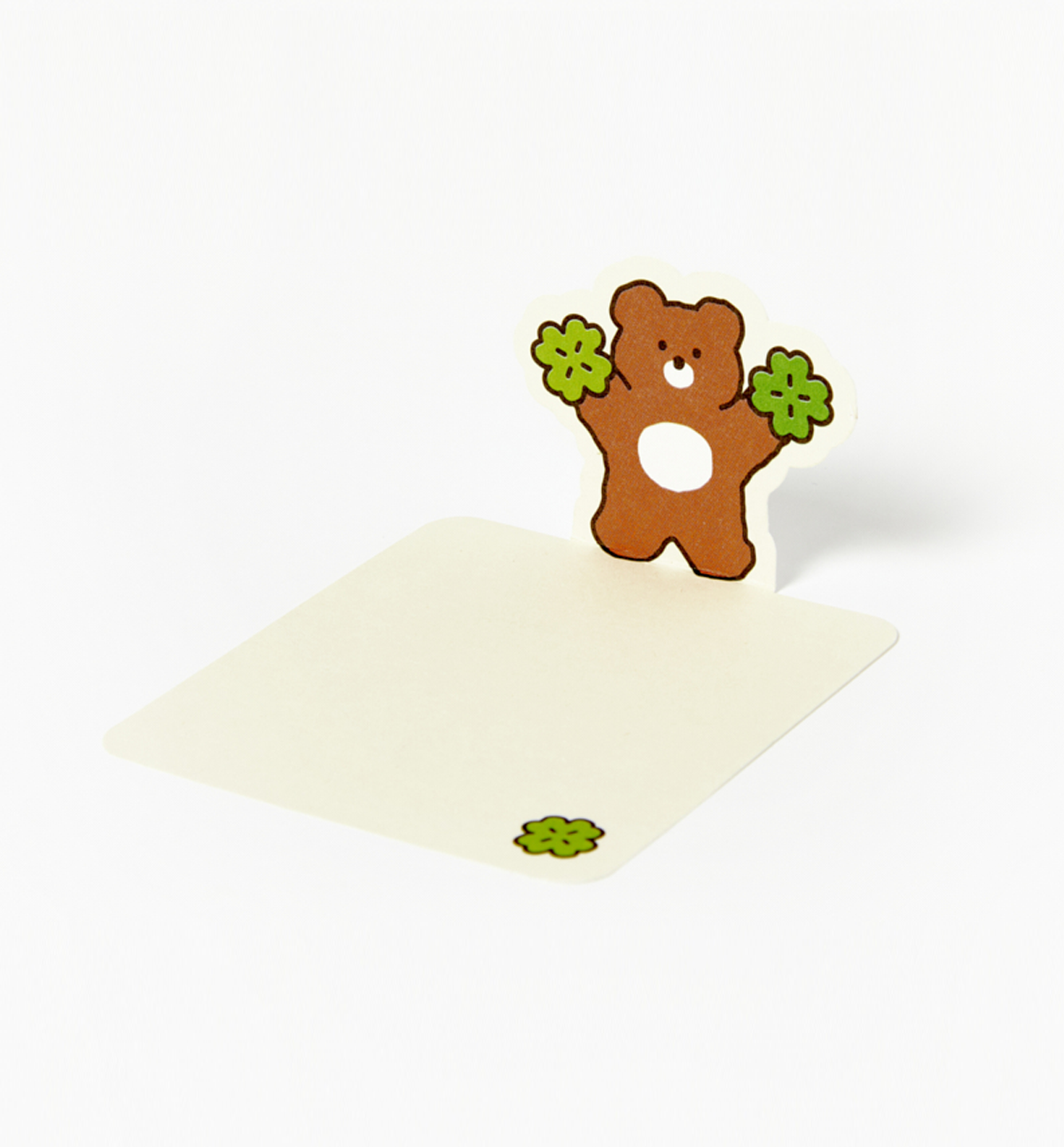 Clover Bear Sticky Note