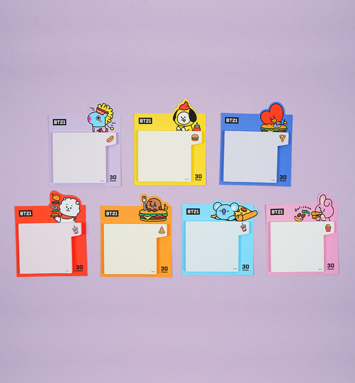 BT21 Sticky Note
