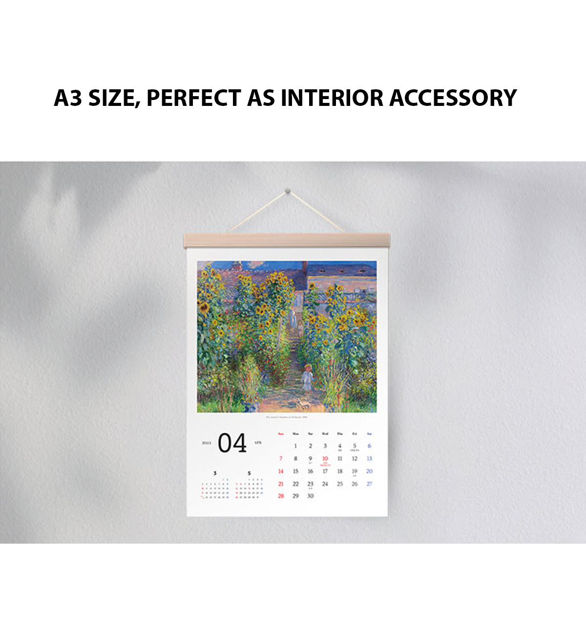 2024 Art Desk Calendar [Claude Monet]