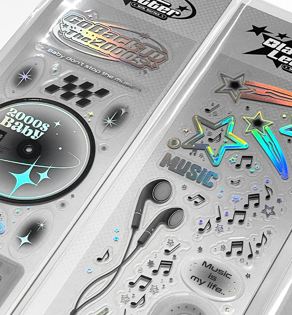 Y2K Music Seal Sticker