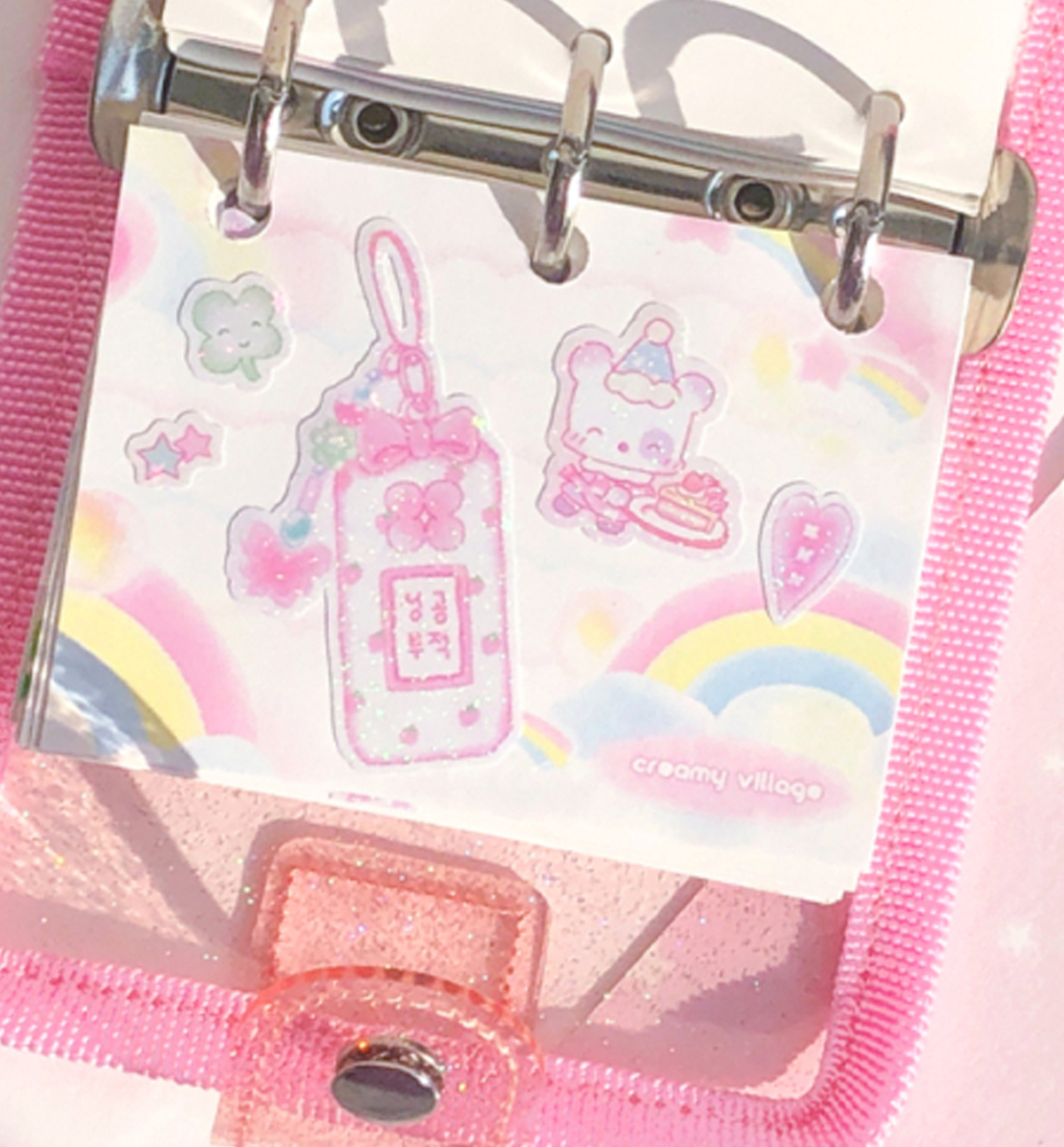 Cute Good Luck Charm Seal Sticker