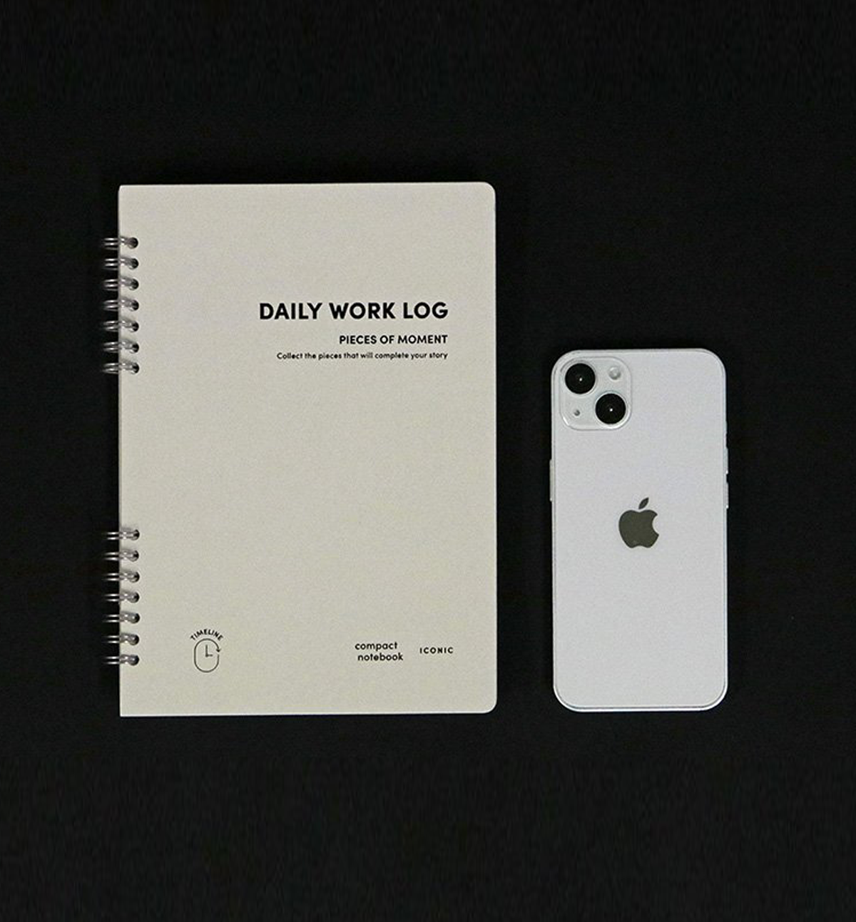 A5 Compact Daily Work Log Notebook [4 Colors]