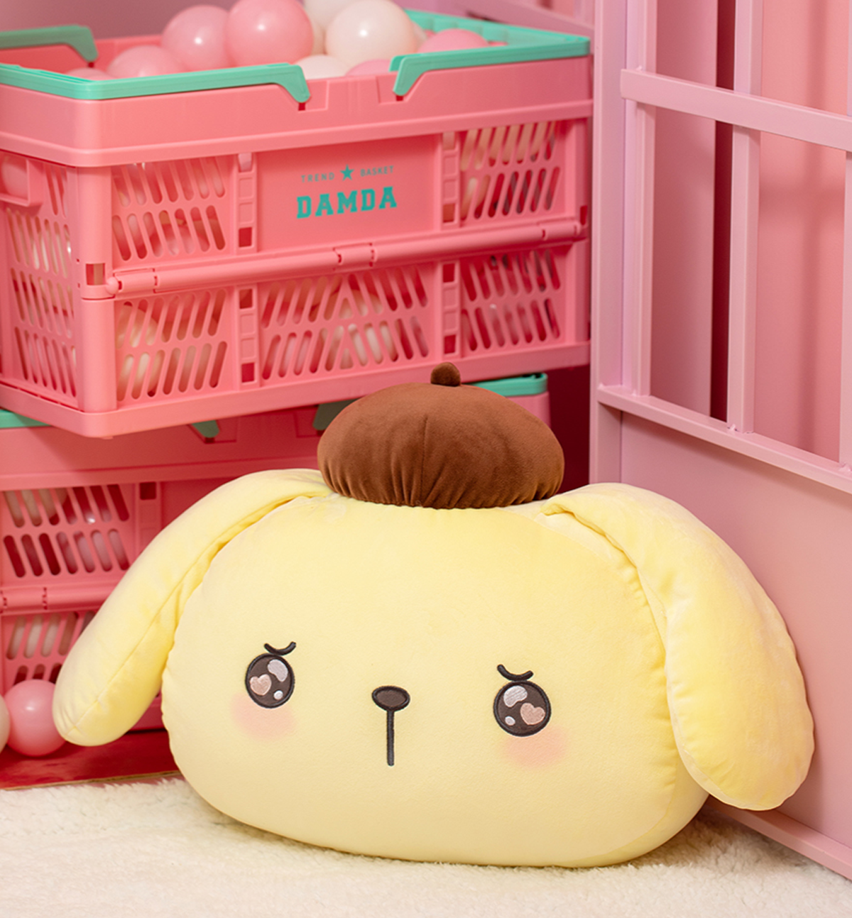 Pompompurin Face Cushion [Deeply From My Heart]