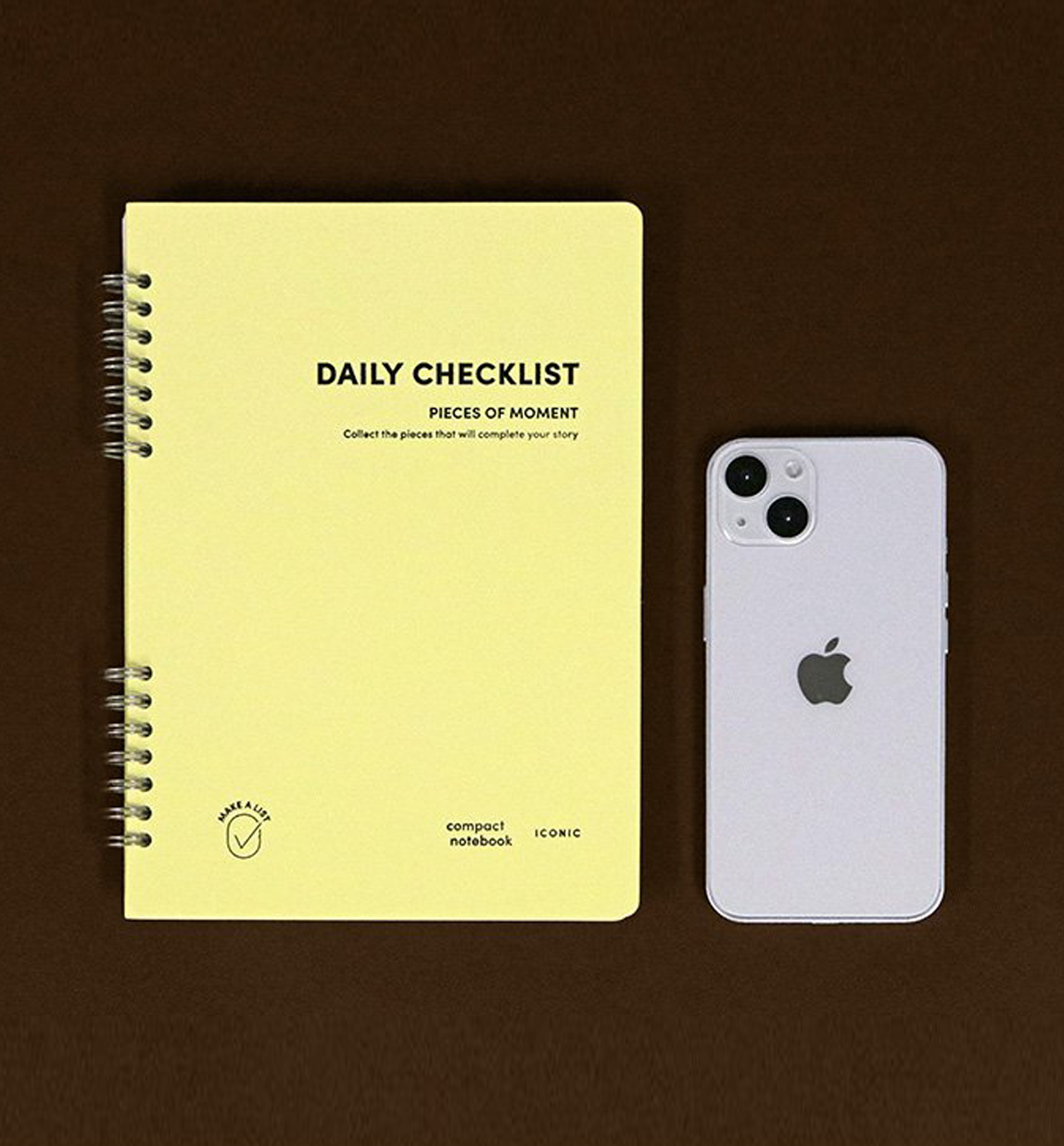A5 Compact Daily Checklist Notebook [4 Colors]