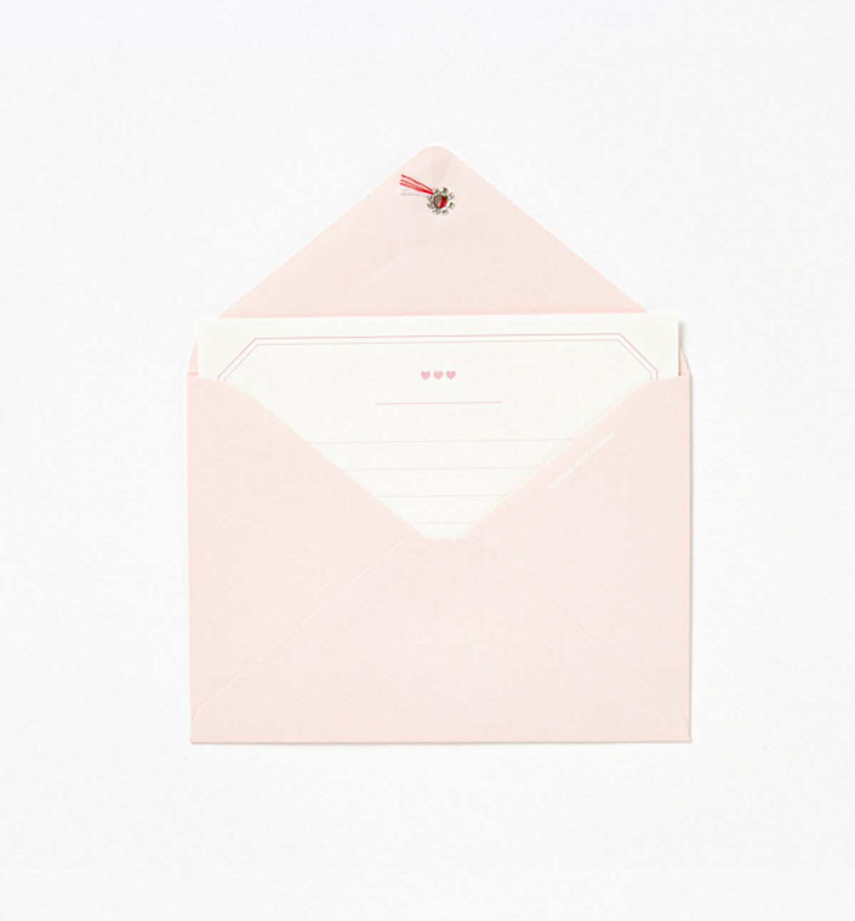 Heart Pink Letters & Envelopes