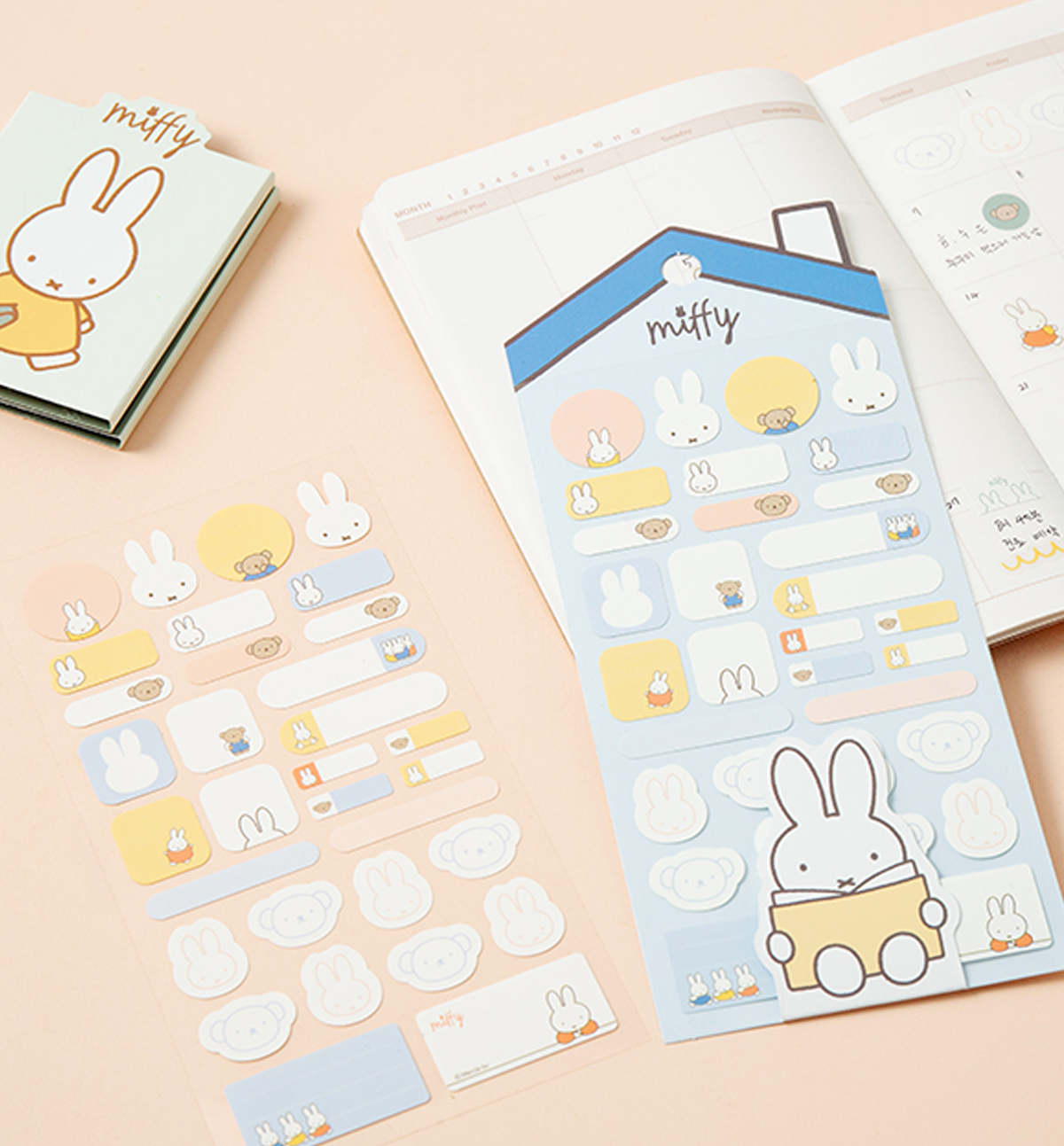 Miffy Name & Memo Sticker