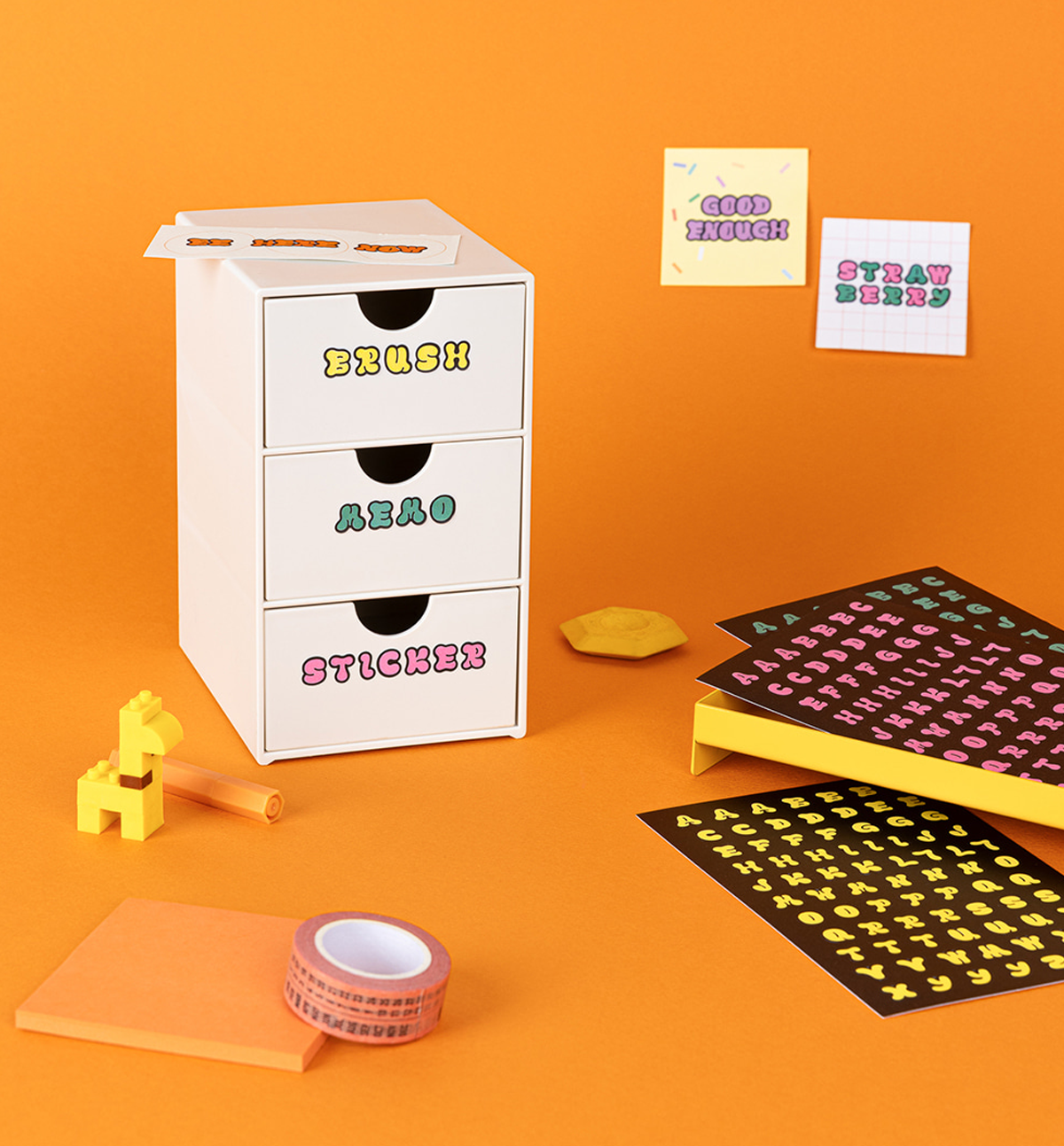 Cloud Typo Sticker Pack [8 Sheets]