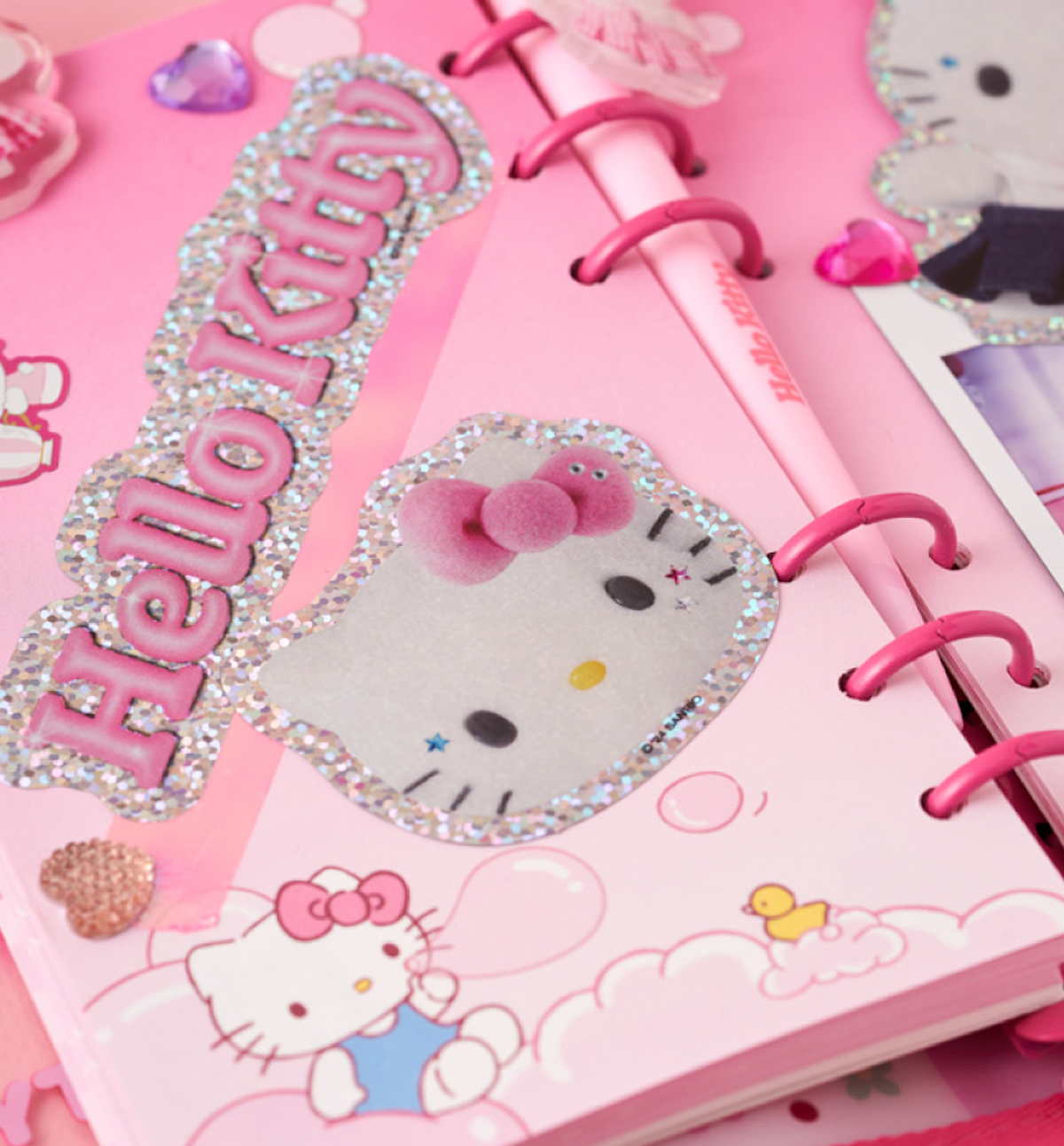 High Teen Hello Kitty Hologram Big Sticker Set