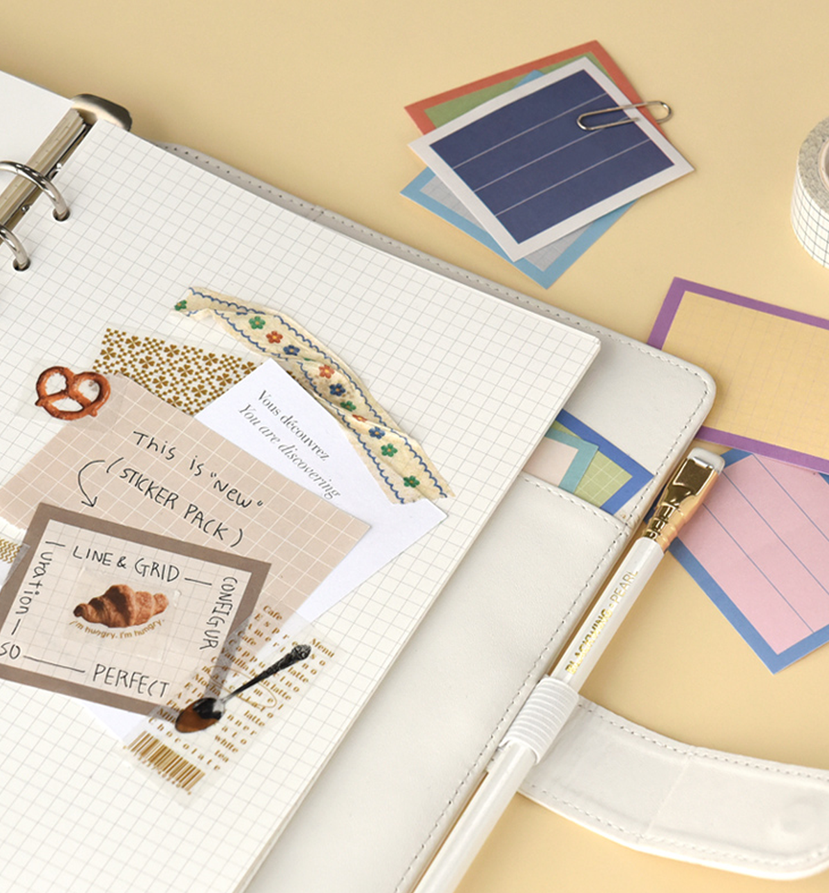 Line & Grid Sticker Pack [30 Stickers]