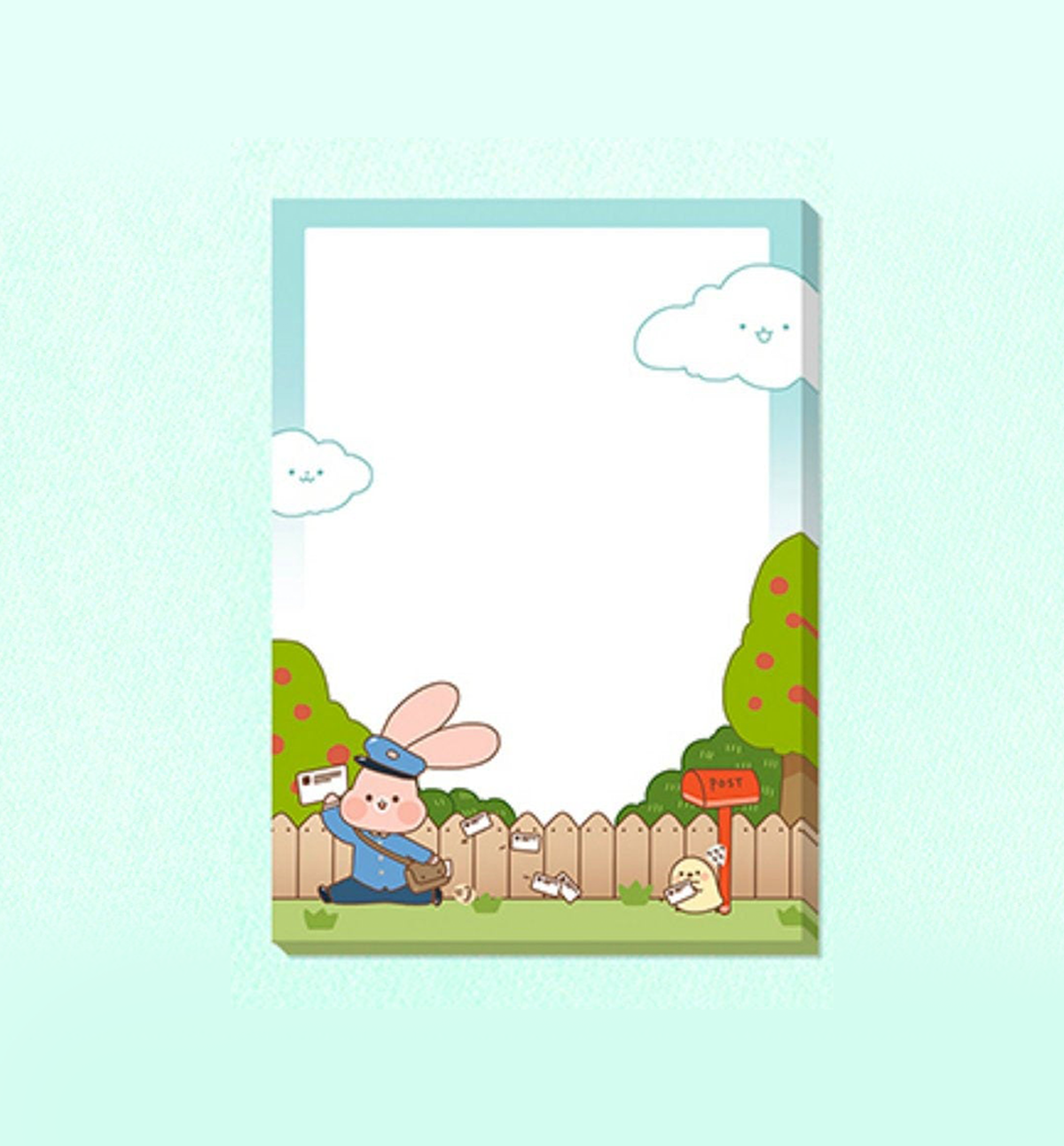 Rabbit Postman Memopad