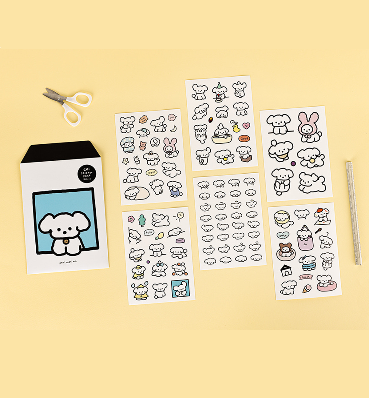 Coi Sticker Pack [6 Sheets]