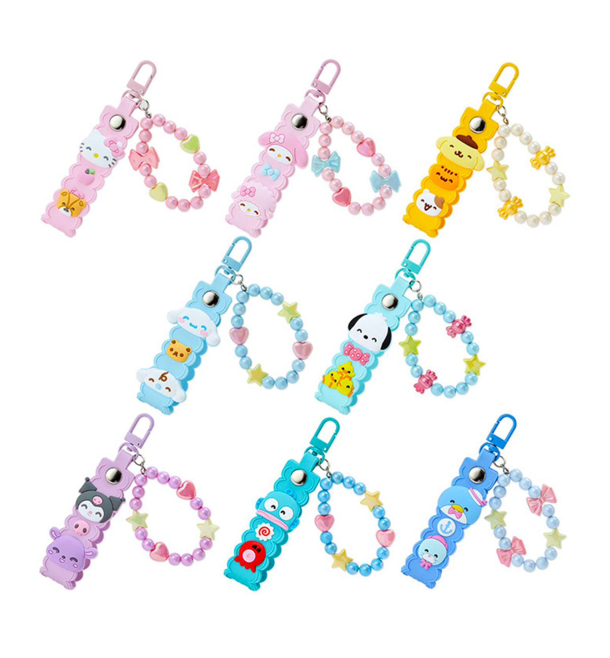 Sanrio Character Keyrings [Nico Nico Series]
