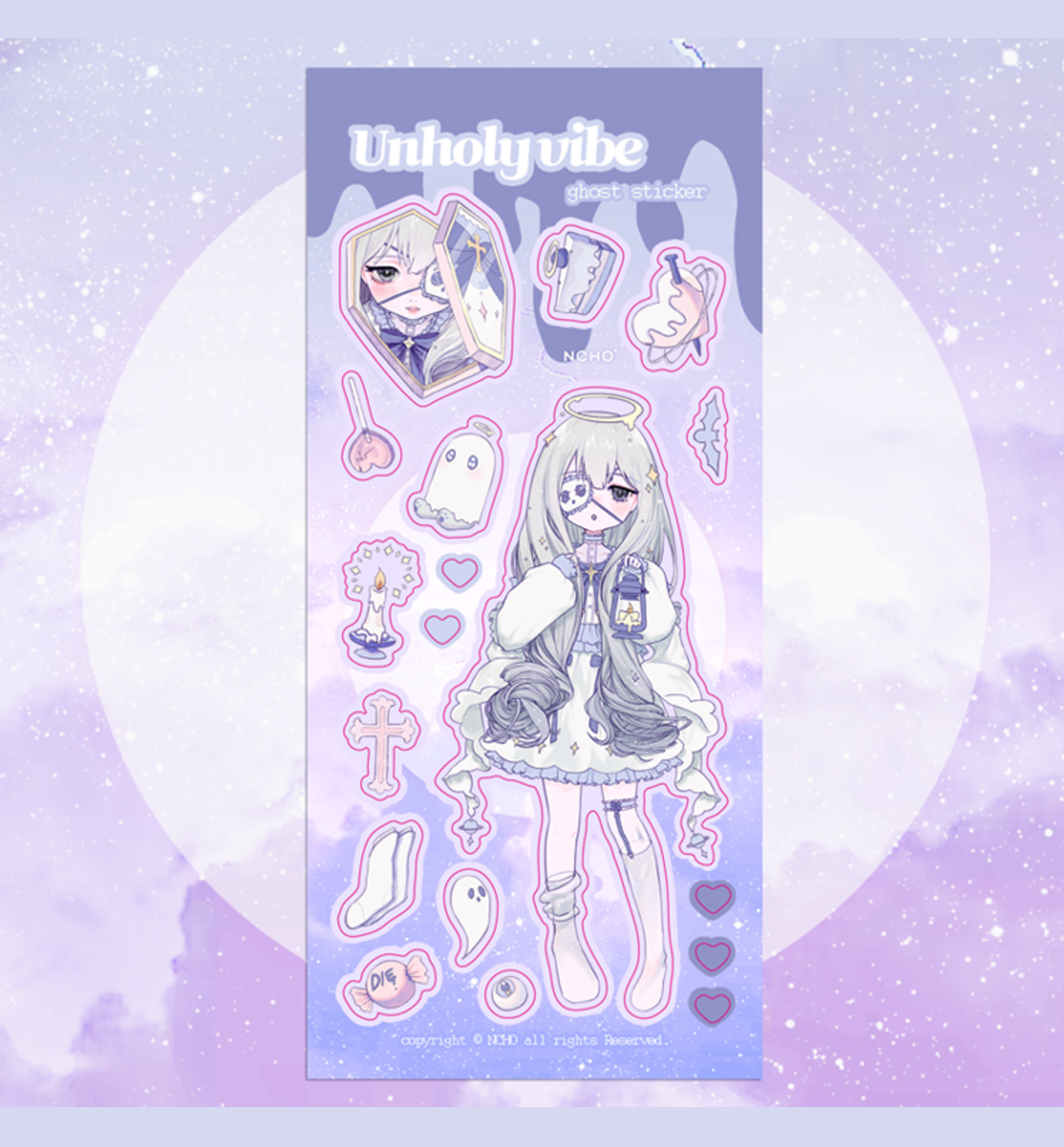 Unholy Vibe Sticker [Ghost]