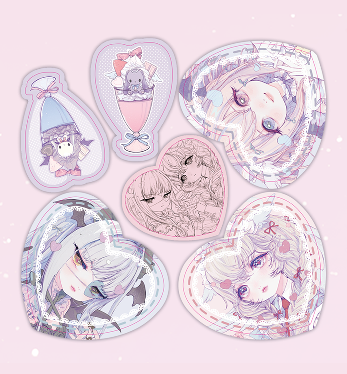 Bitter Sweet Sticker Pack [6 Stickers]