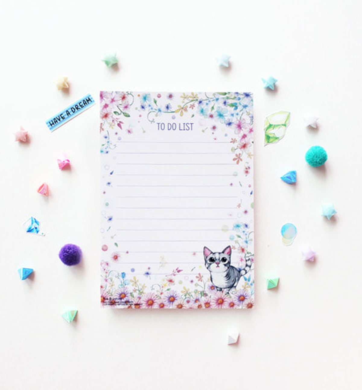 Kitty & Garden Memopad