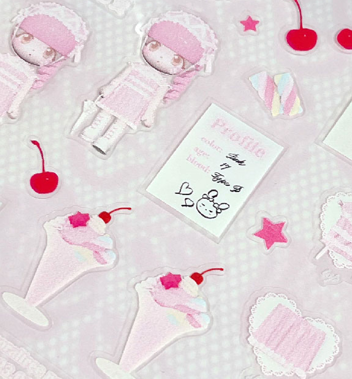 Cherry Parfait Seal Sticker