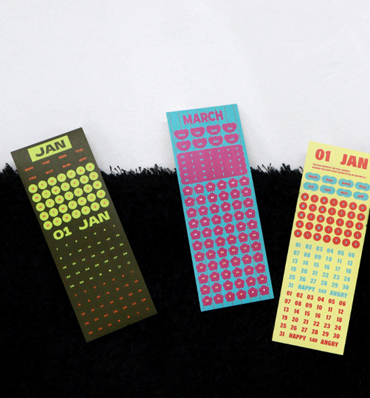 Month Week Day Sticker Pack [24 Sheets]