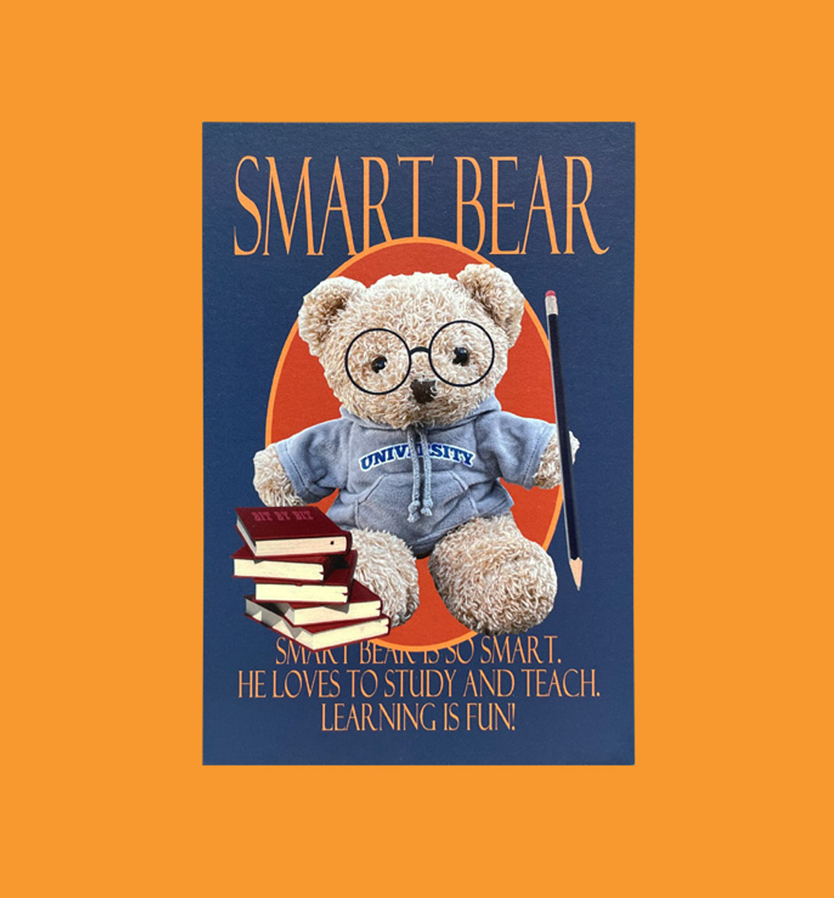 Smart Bear Postcard