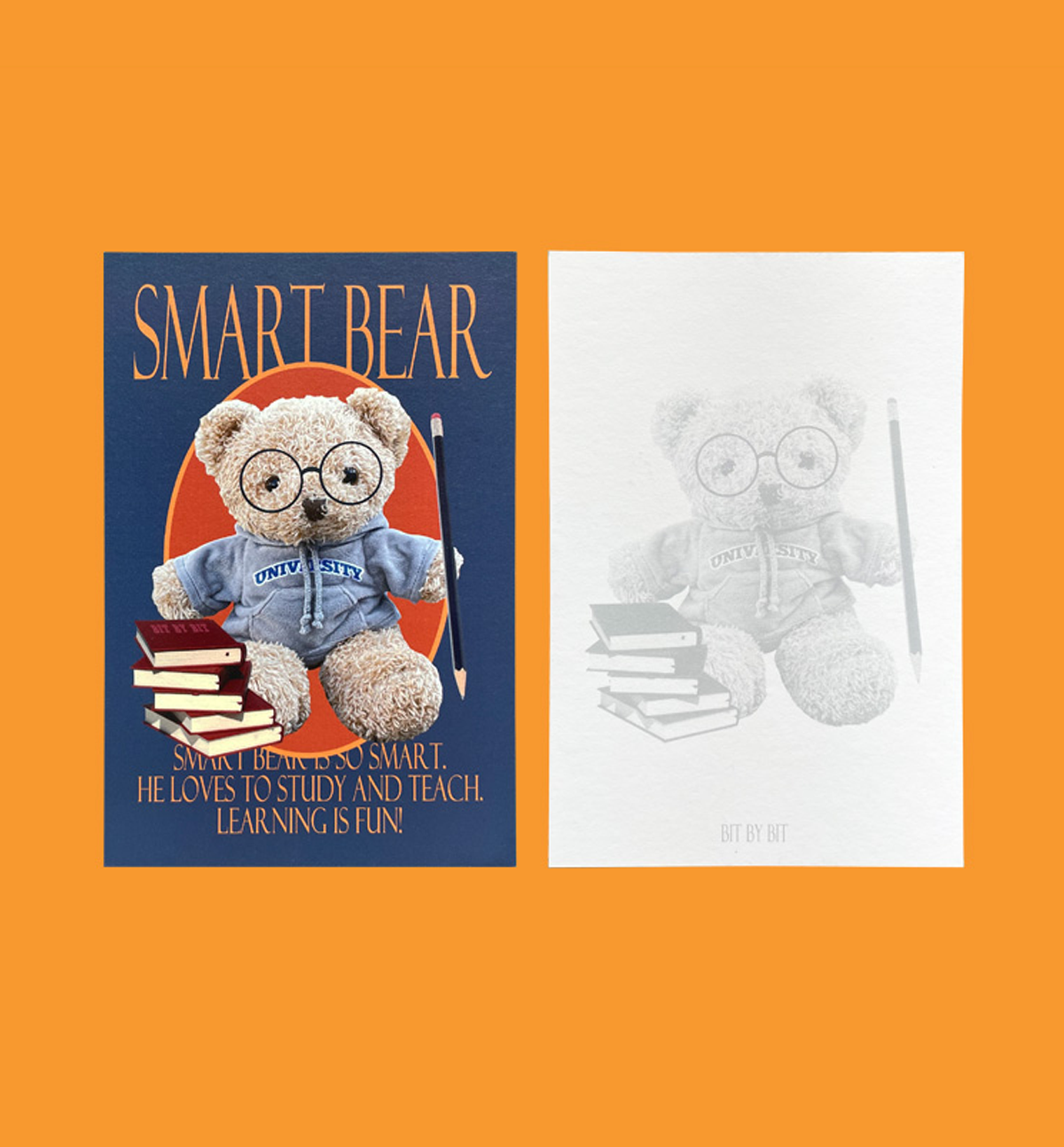 Smart Bear Postcard