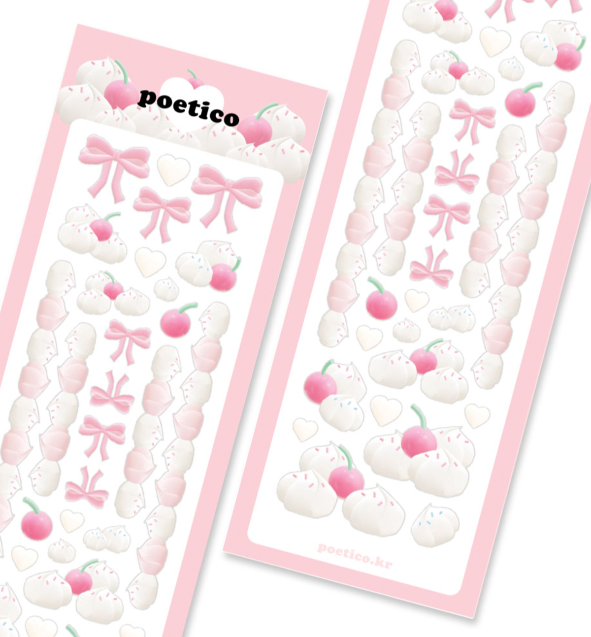 Ribbon Cream Seal Sticker