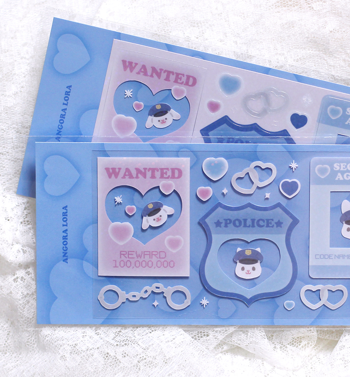 Police Frame Seal Sticker