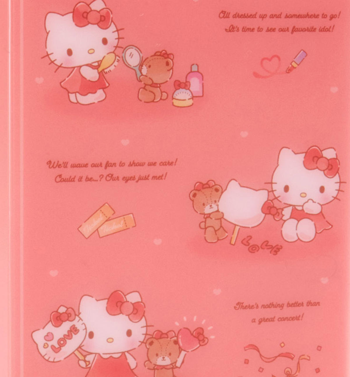 Sanrio Enjoy Idol Sticker Ticket File