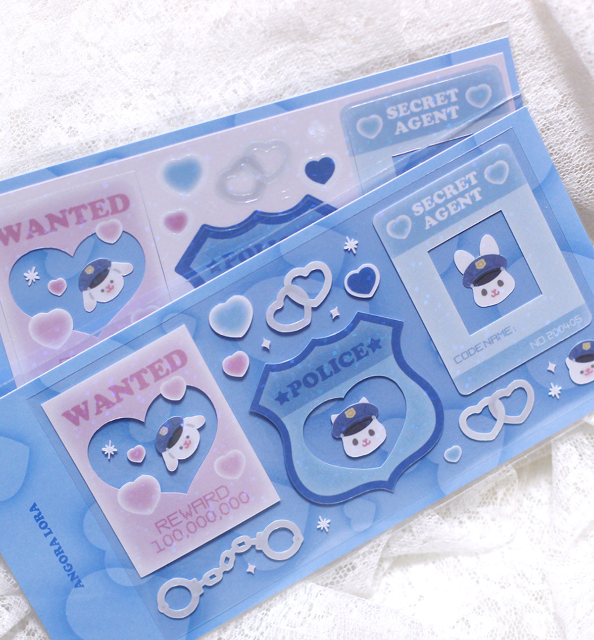 Police Frame Seal Sticker