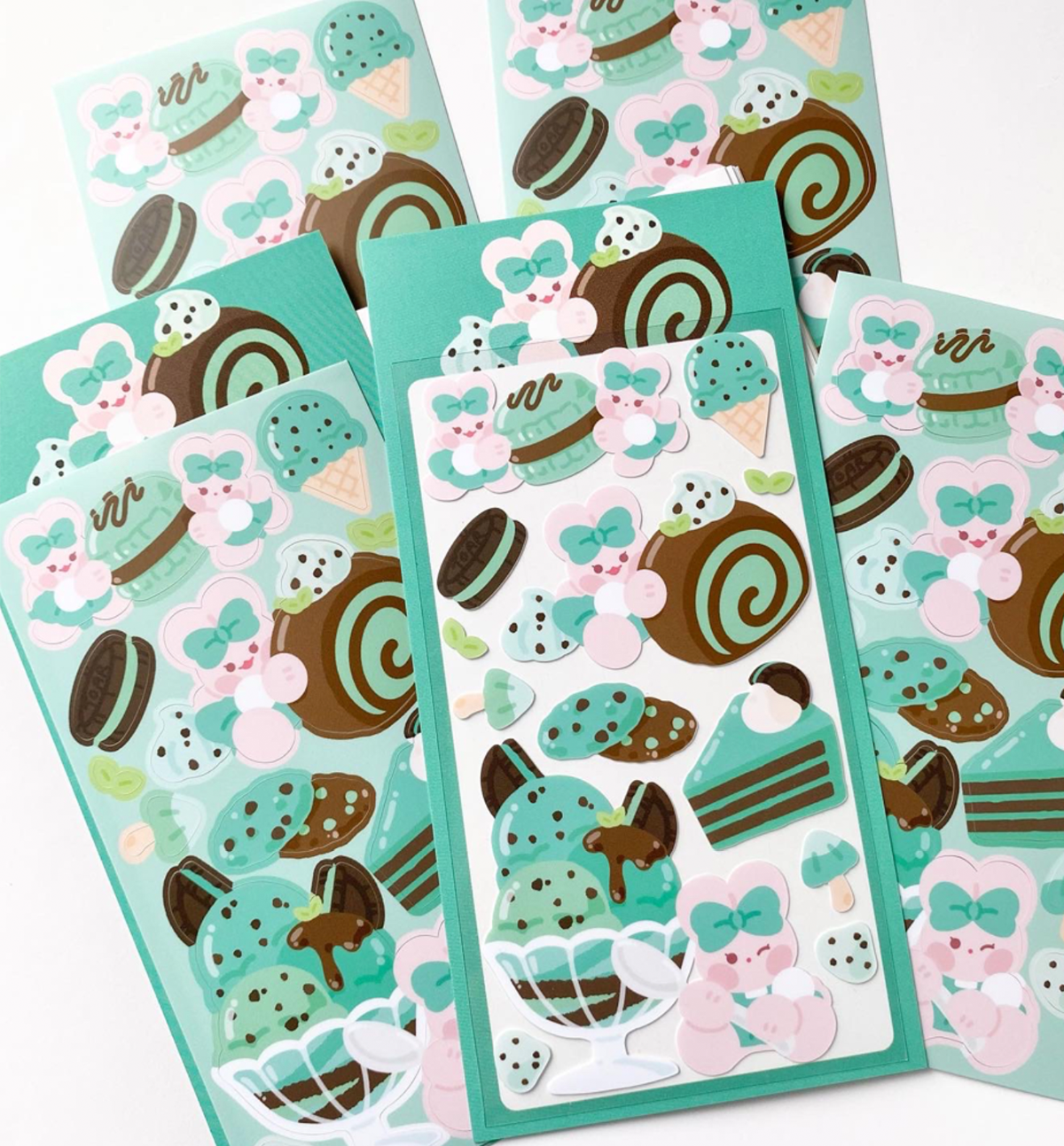 Mint Choco Seal Sticker