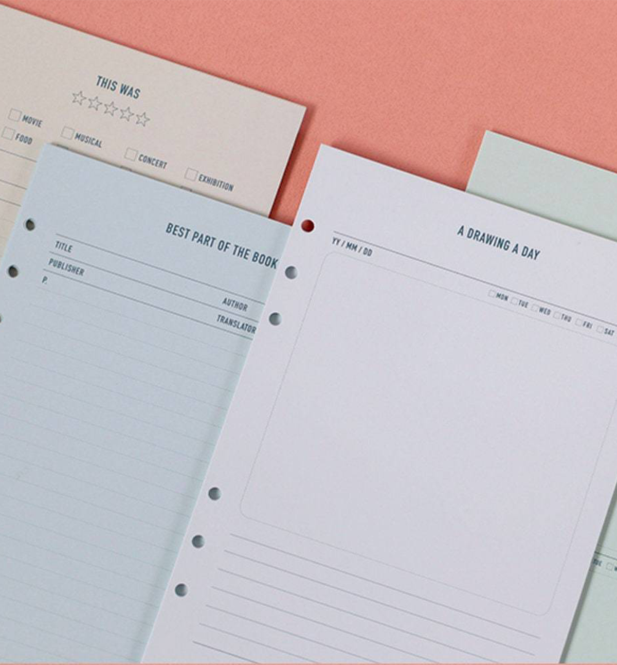 A5 Make A Memo Paper Refill