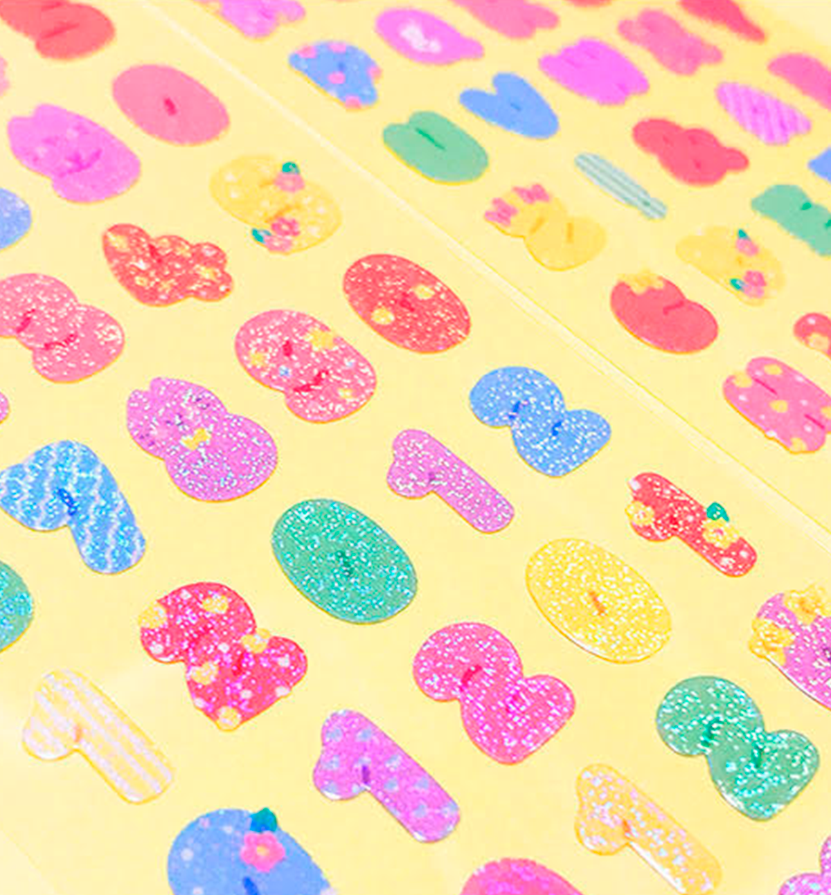 Twinkle Number Seal Sticker