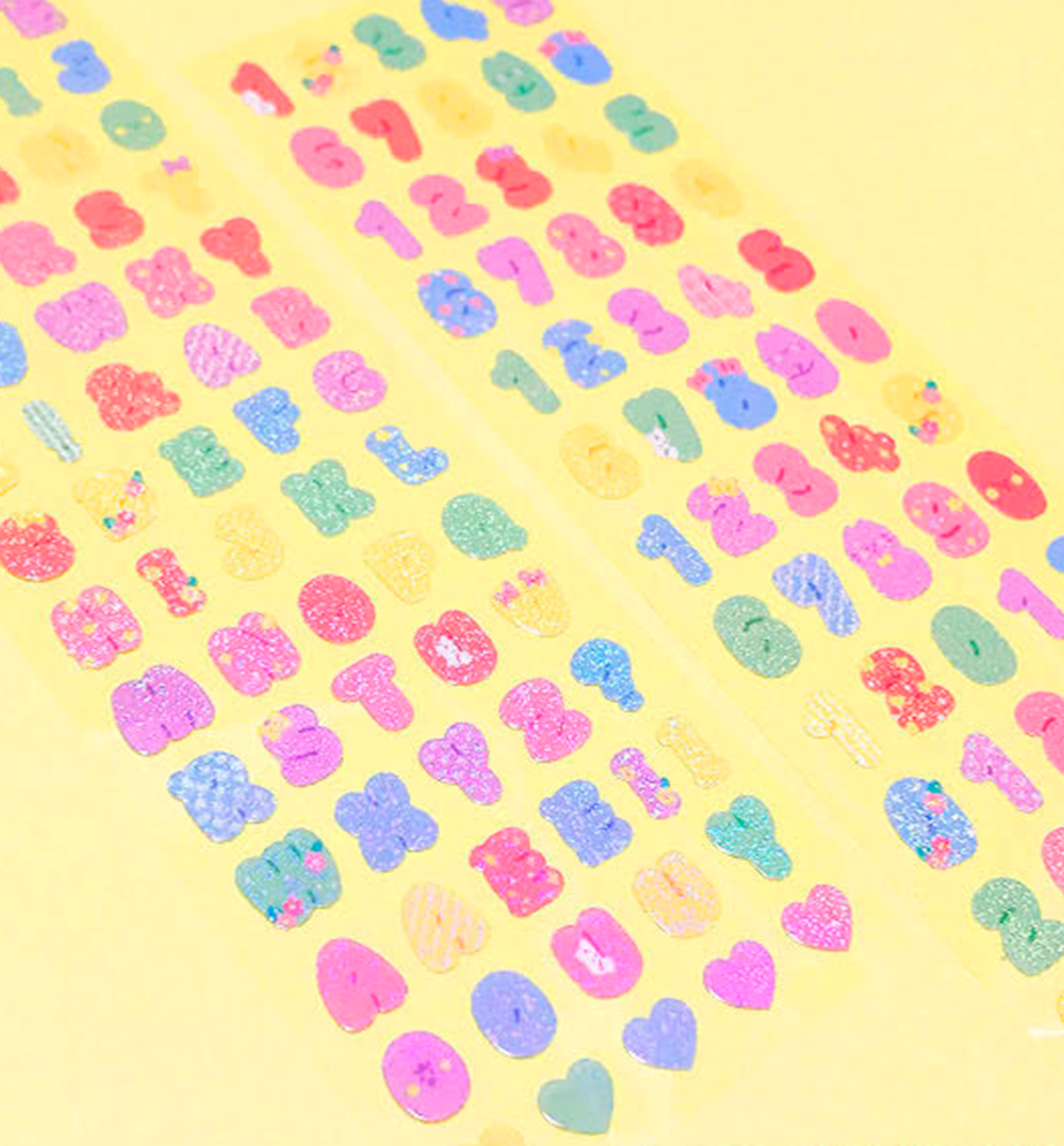 Twinkle Number Seal Sticker