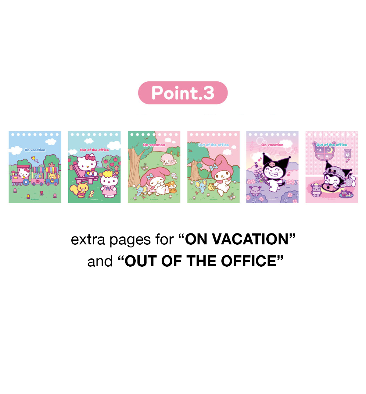 2023 Sanrio Mini Calendar [6 Designs]