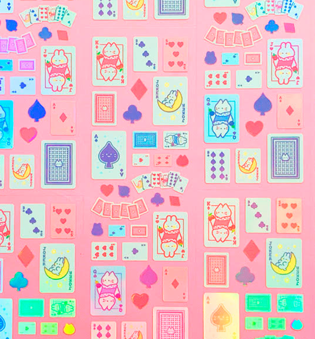 Shiny Trump Card Seal Stickers