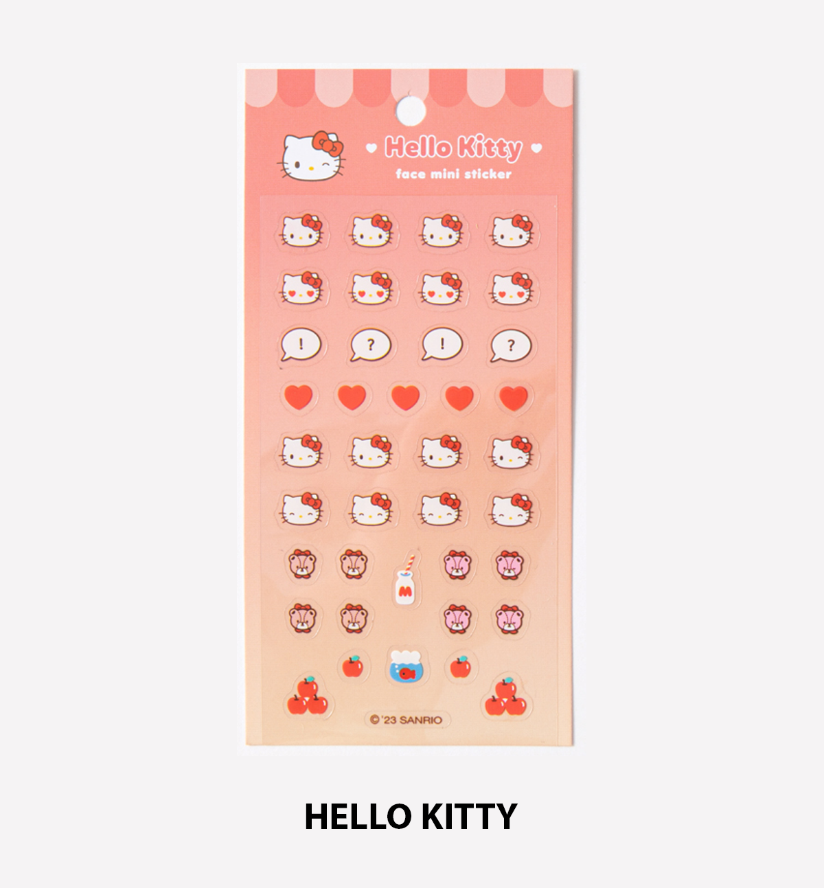 Sanrio Face Mini Seal Sticker