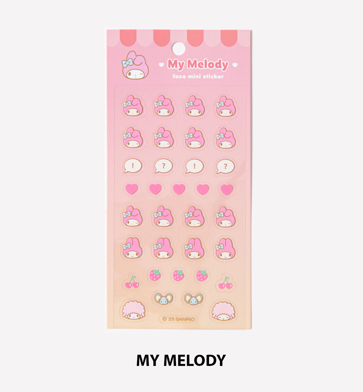 Sanrio Face Mini Seal Sticker