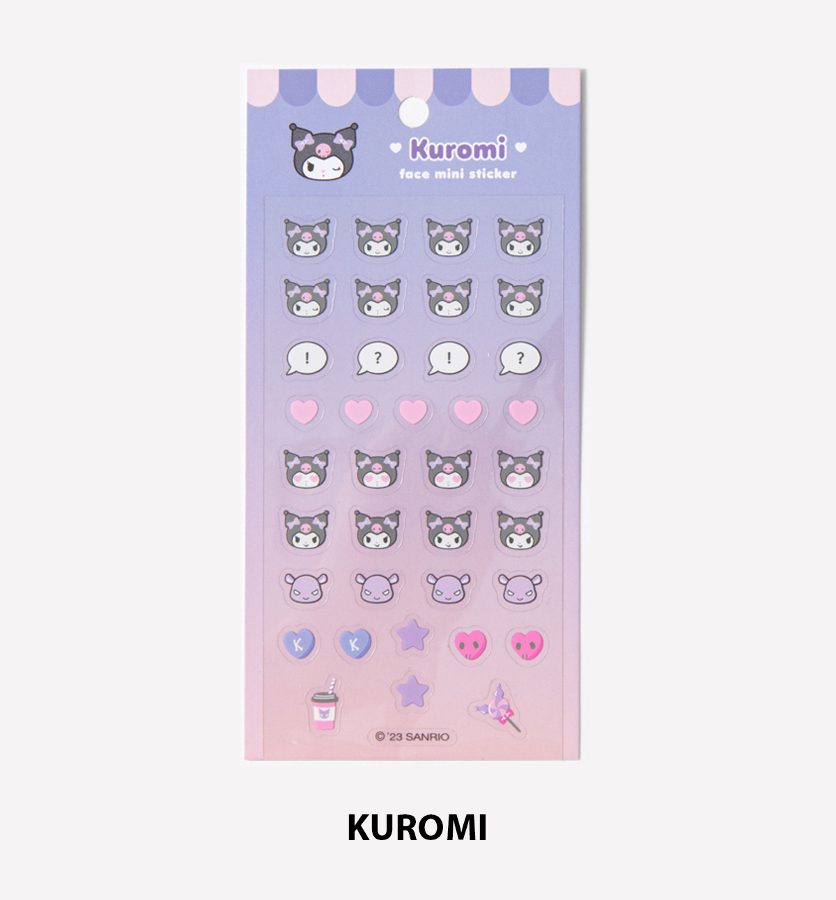 Sanrio Face Mini Seal Sticker