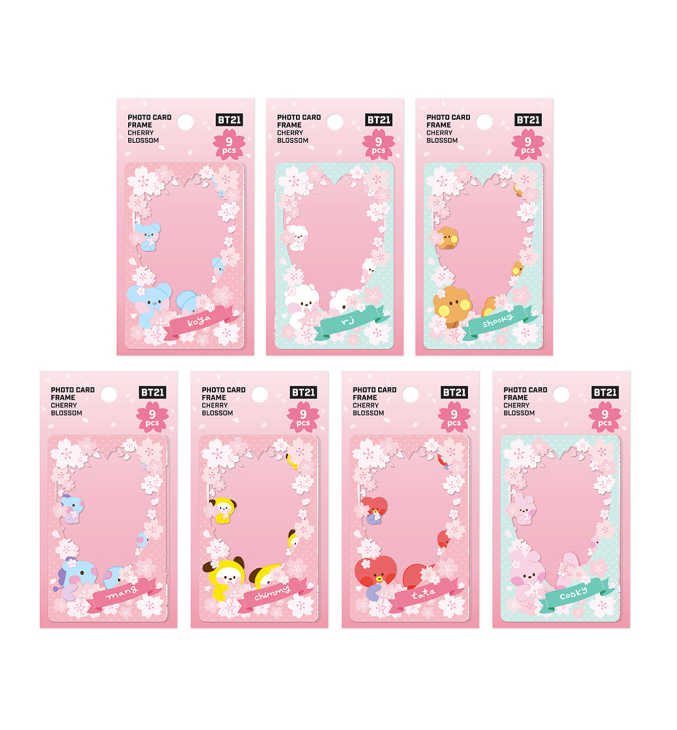 BT21 Cherry Blossom Photocard Frame [Minini]