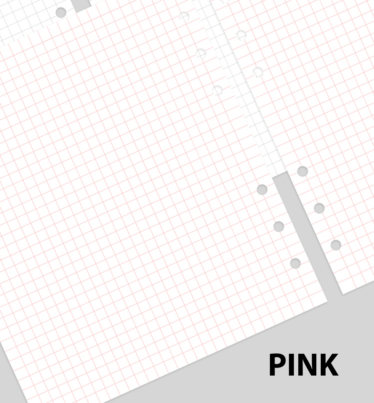 A6 Wide Cherry Pick Grid Planner Refill Ver.2