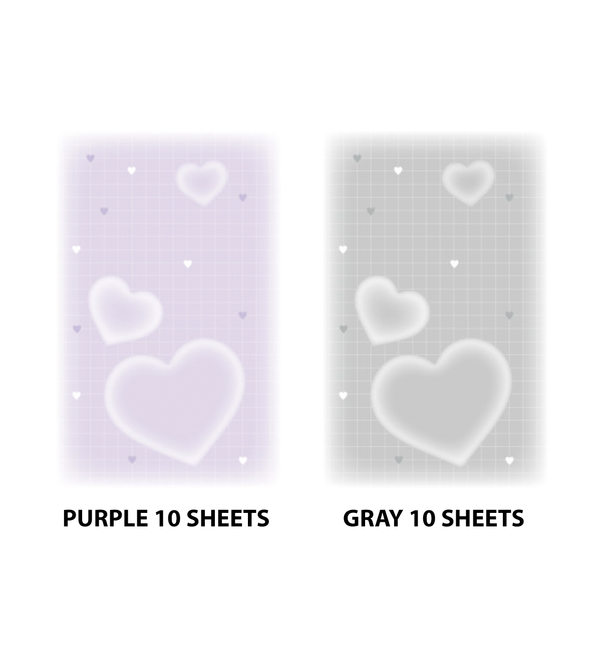A7 Love Grid Paper Refill