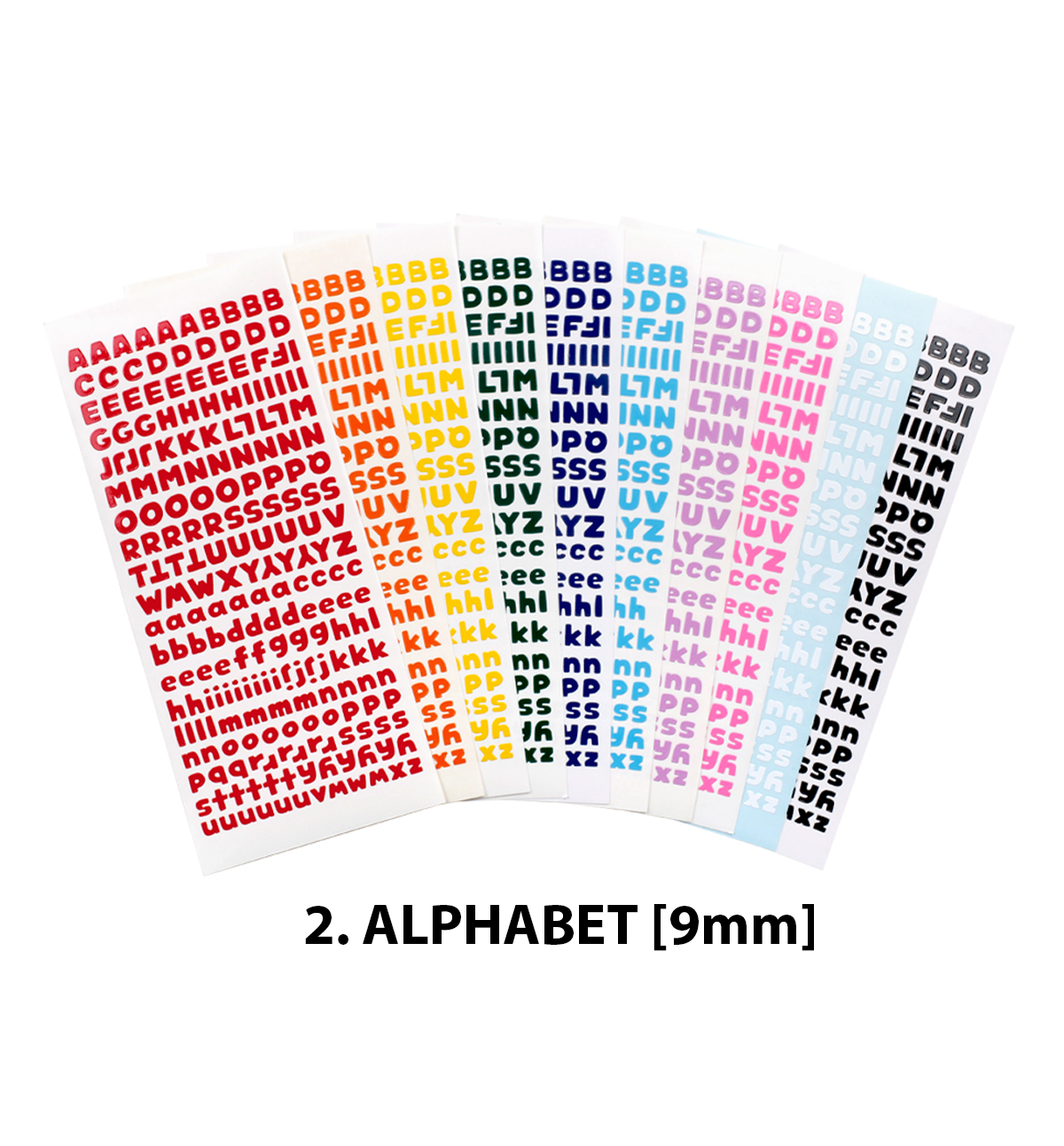 Deco Pocket ABC Sticker Pack [10 Stickers]