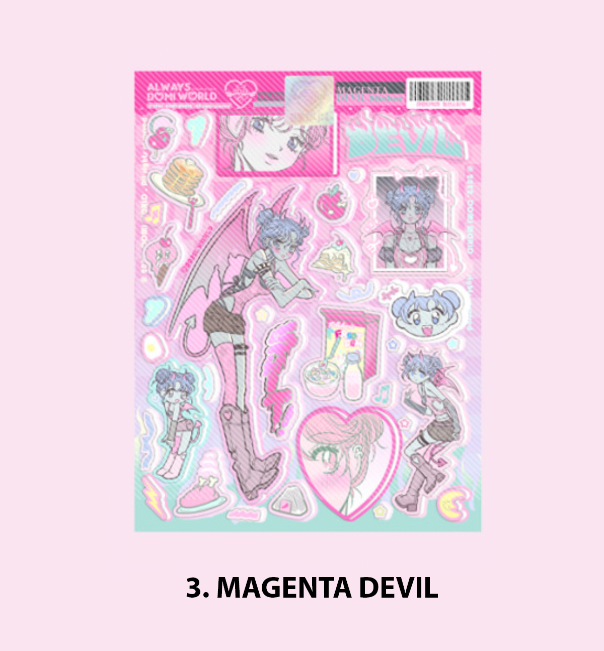 Domi World Sticker [4 Designs]