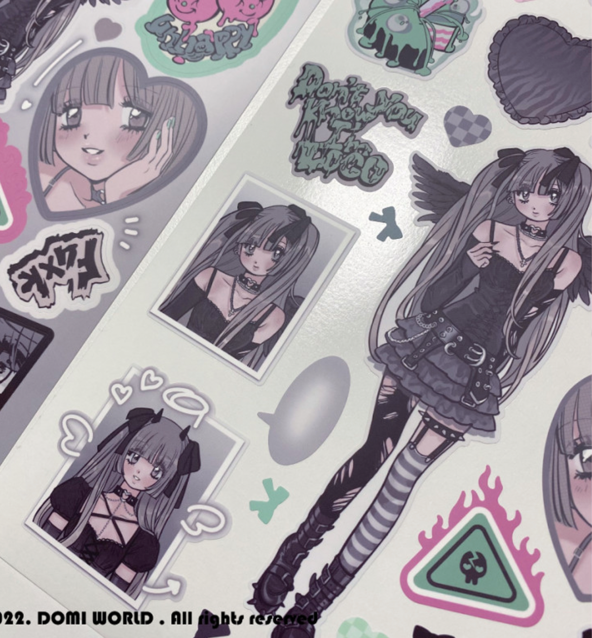 Domi World Sticker [2 Designs]