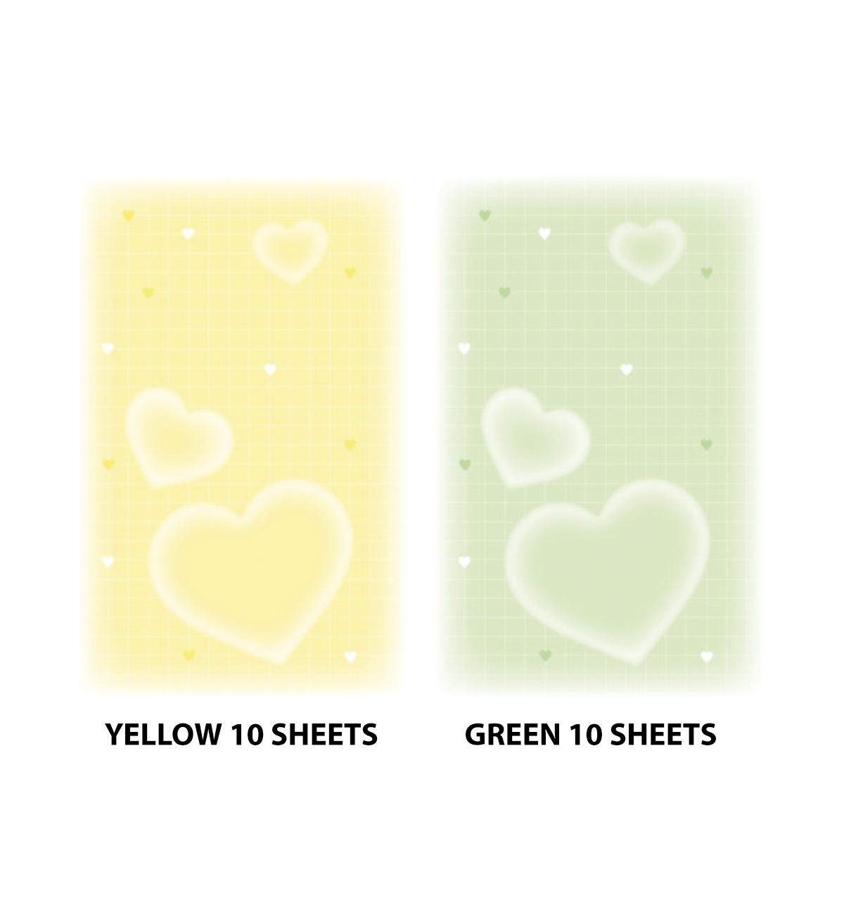 A7 Love Grid Paper Refill