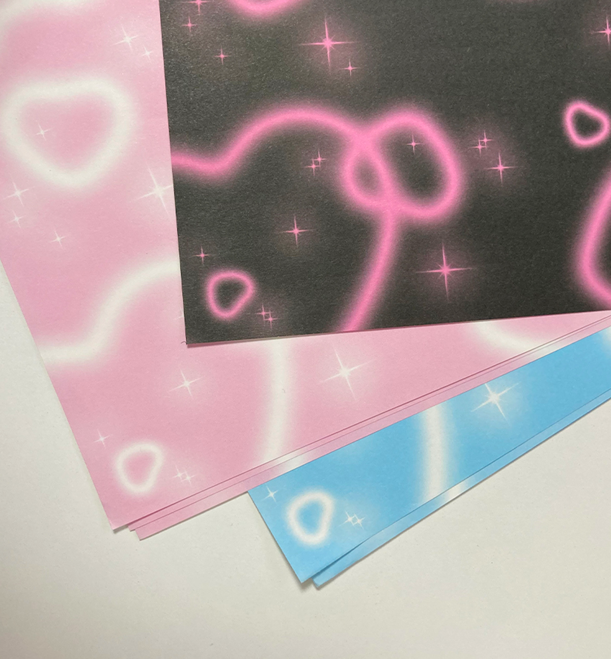 A4 Popping Heart Paper [3 Colors]