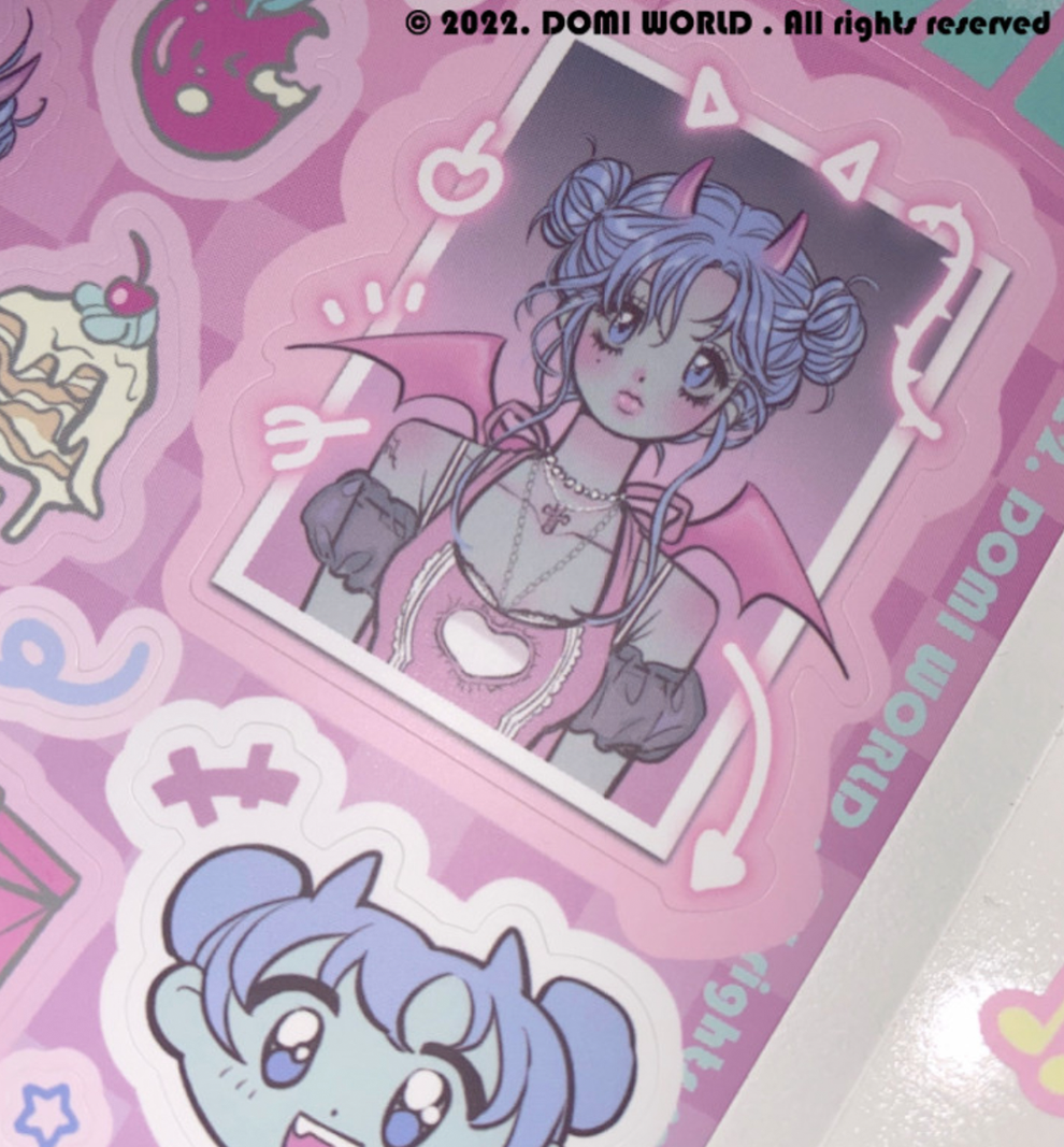 Domi World Sticker [4 Designs]