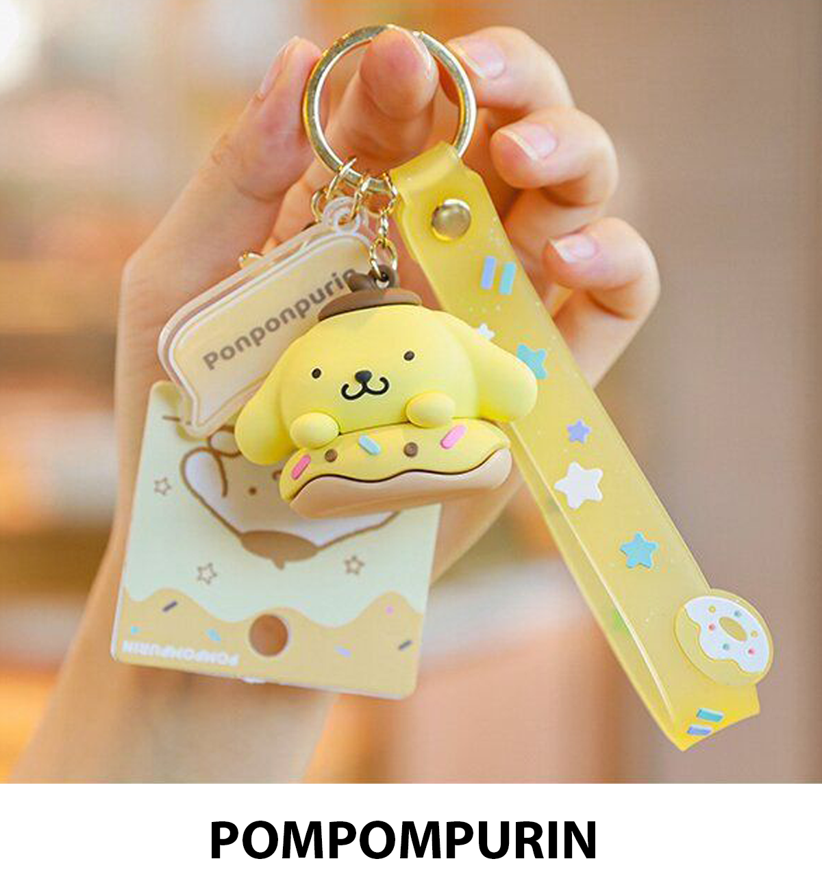 Sanrio Character Donuts Figure Keyring