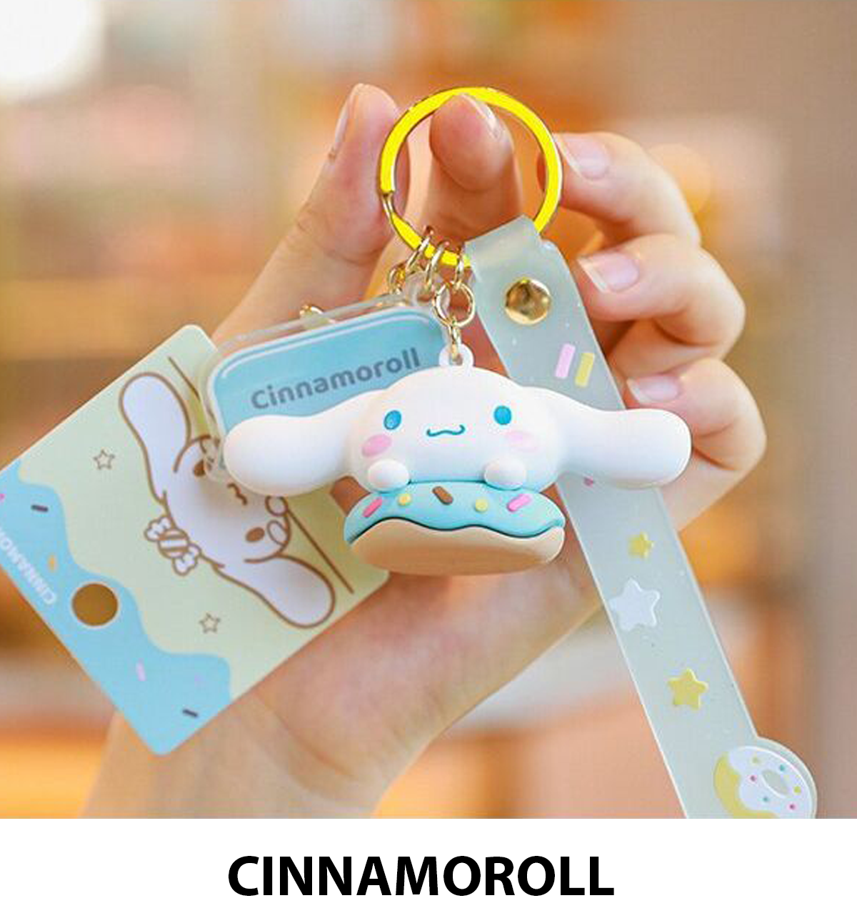 Sanrio Character Donuts Figure Keyring