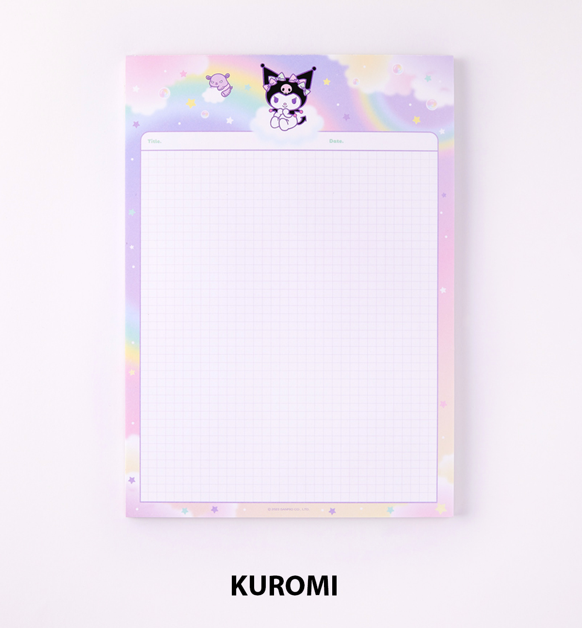 Sanrio B5 Rainbow Grid Memopad [7 Designs]