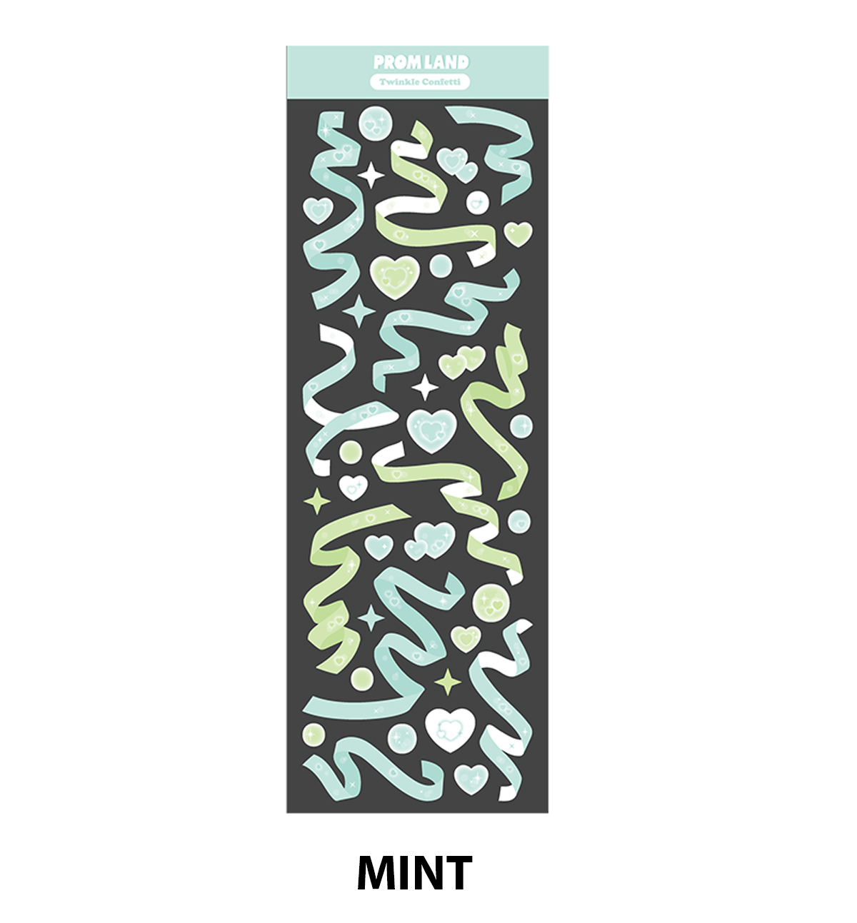 Twinkle Confetti Seal Sticker